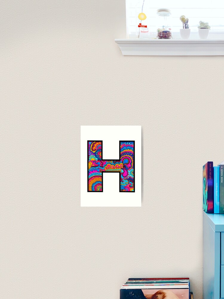 "Letter H doodle" Art Print for Sale by Hannah Staab | Redbubble