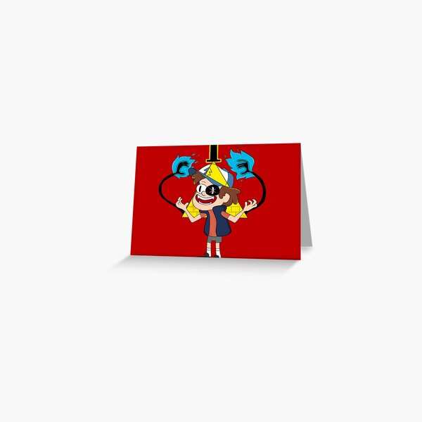 "Gravity Falls - Dipper Bill Cipher " Greeting Card for Sale by Mirsh ...