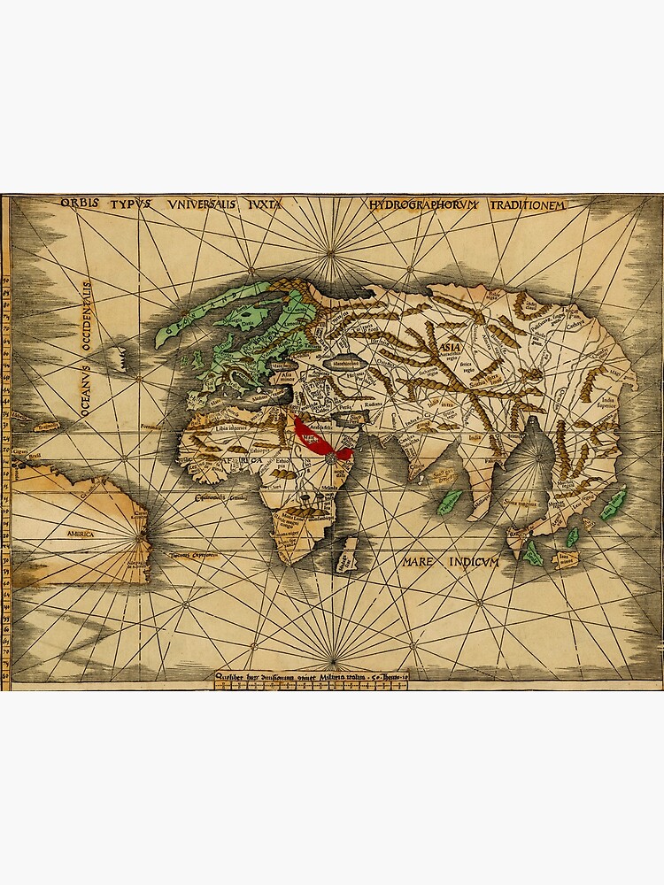"World Map 1505" Poster by mollyfare | Redbubble