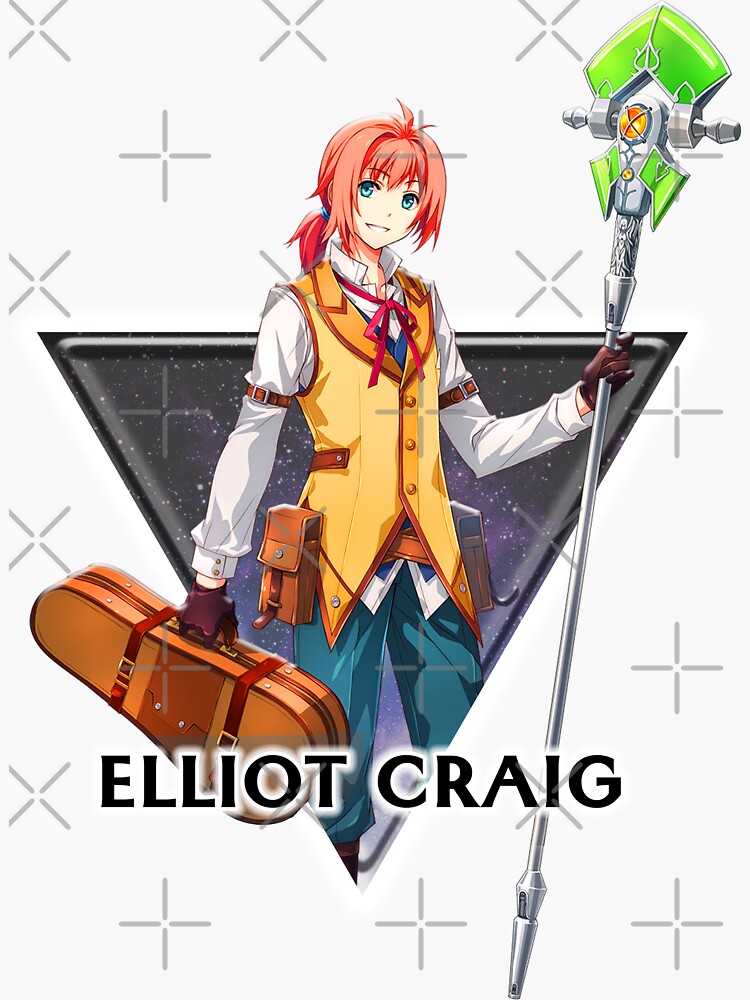 "ELLIOT CRAIG" Sticker for Sale by TRIANGLEDOWN | Redbubble
