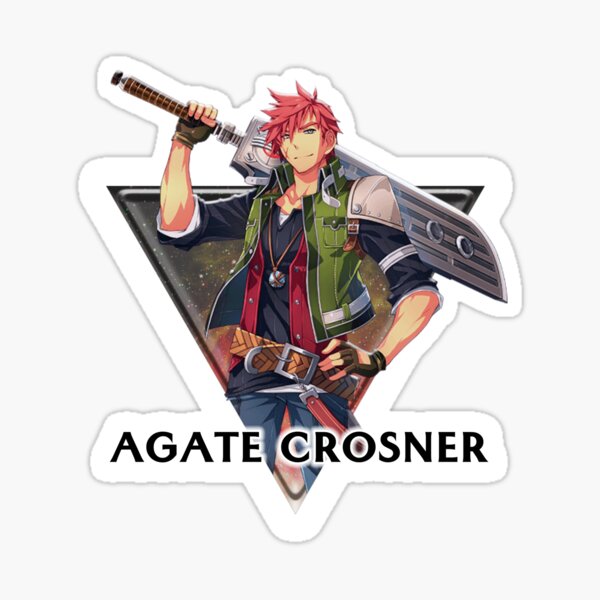 "AGATE CRONER" Sticker for Sale by TRIANGLEDOWN | Redbubble