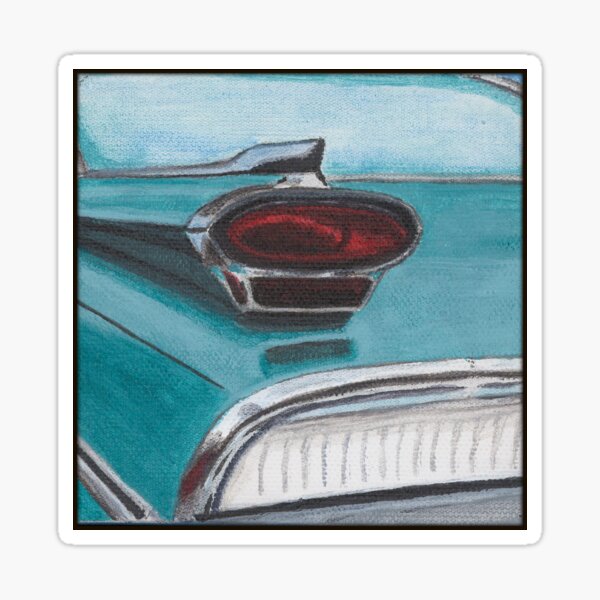 "1959 Oldsmobile Super 88 Tail Fin" Sticker for Sale by OttingerART ...