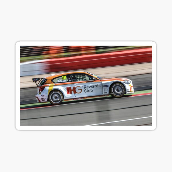 "Andy Priaulx WSR BTCC " Sticker for Sale by SpicyGarmzz | Redbubble