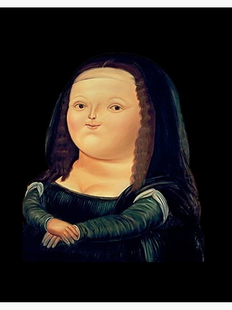 Fat Mona Lisa Mona Lisa Print