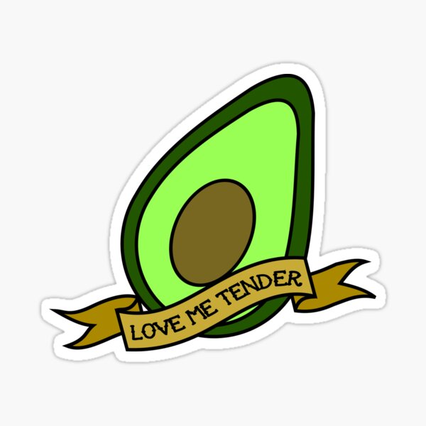 Love Me Tender Stickers | Redbubble