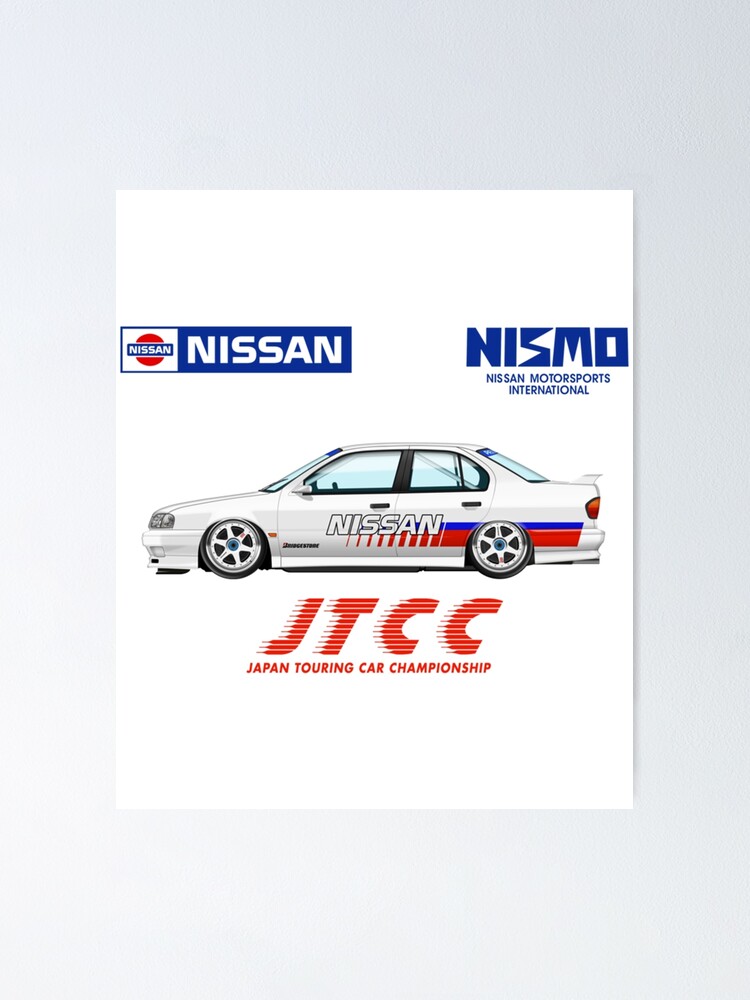 "1993 JTCC Nissan Primera P10 Test car " Poster for Sale by SpicyGarmzz ...