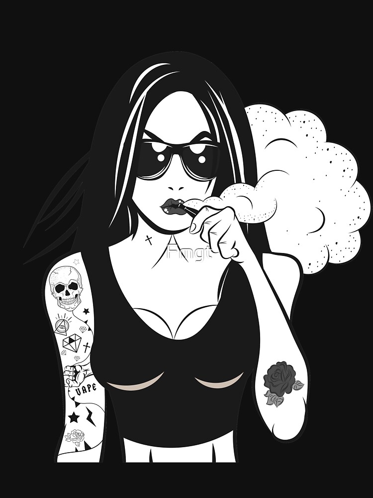Vape Girl T Shirt For Sale By Fmgt Redbubble Beautiful T Shirts Beauty T Shirts Brutal