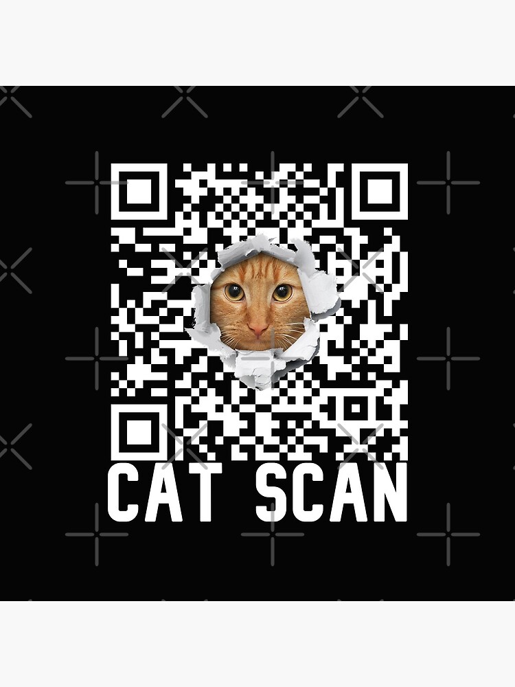 Reloj «Cat Scan QR Generador, Cat Pate Vintage» de DiensDesign | Redbubble
