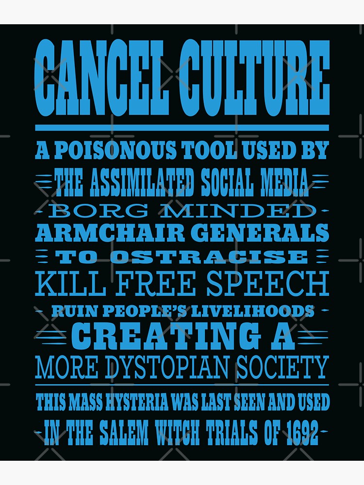 "CANCEL CULTURE - SUMMER SKY" Sticker for Sale by Delapits | Redbubble