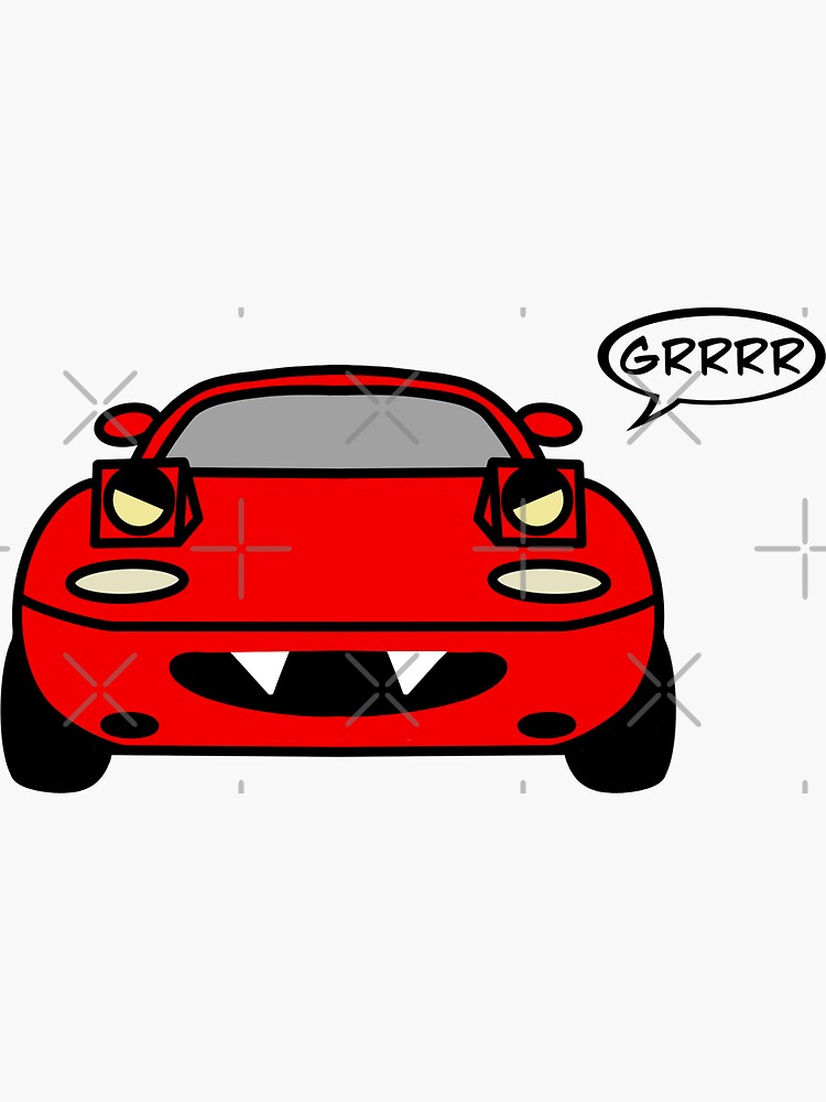 "Evil Miata " Sticker for Sale by TimelessNights | Redbubble