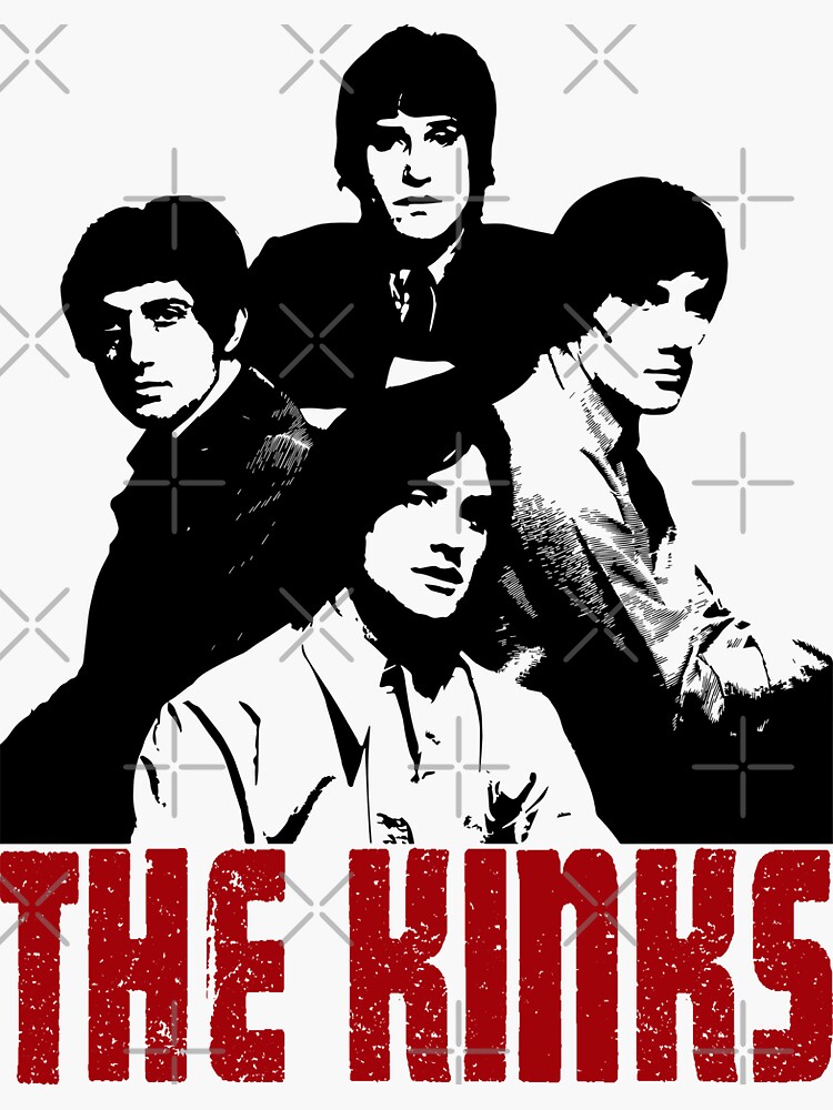 "the kinks art ,the kinks" Sticker for Sale by Color-ME | Redbubble