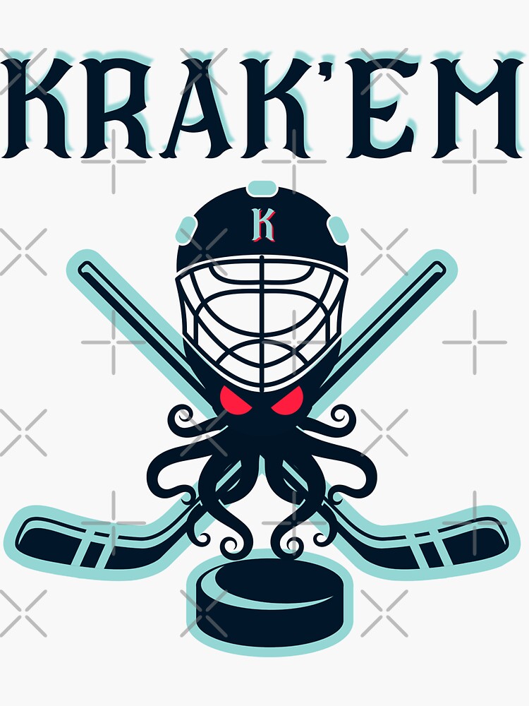 "Seattle Kraken, Krak'em." Sticker for Sale by PNWEnergy | Redbubble
