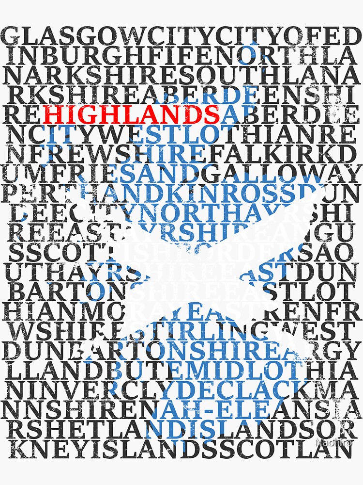 "Scotland Highlands" Sticker for Sale by Naohiro | Redbubble