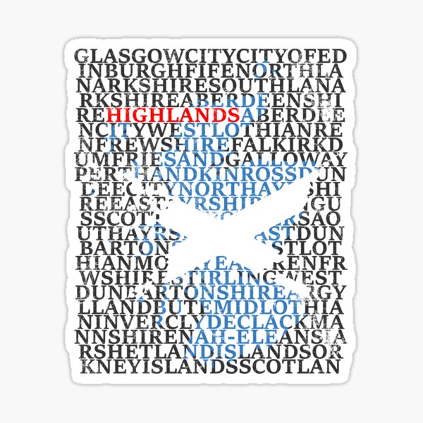"Scotland Highlands" Sticker for Sale by Naohiro | Redbubble