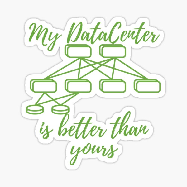 "Data Center Fabric" Sticker for Sale by EmeraldBridge | Redbubble