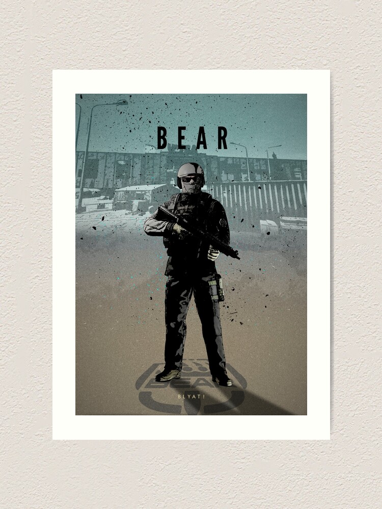 "Escape from Tarkov - Bear" Art Print for Sale by rykker | Redbubble