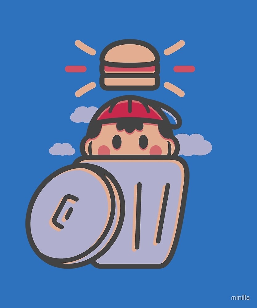 "Trash Burger" by minilla | Redbubble