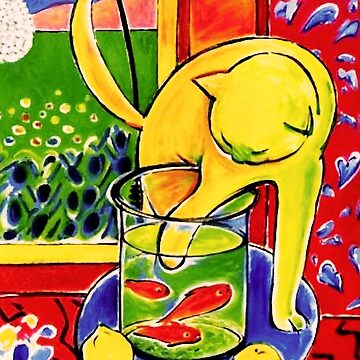 "Henri Matisse - Cat With Red Fish" Poster for Sale by magicmagnet ...