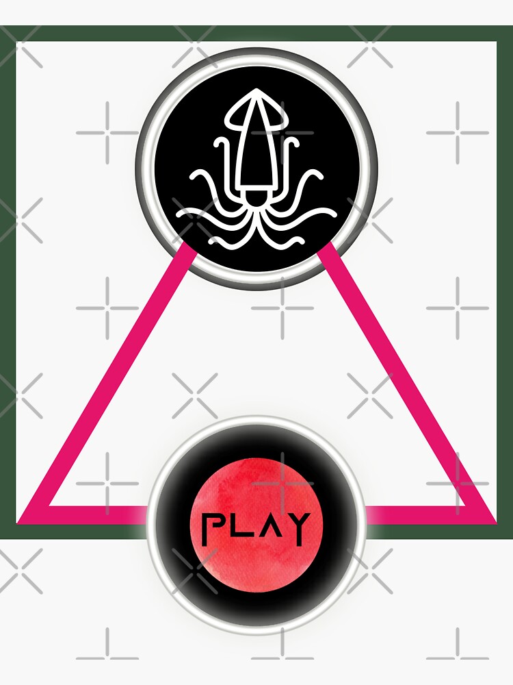 "Play With The calamari " Sticker for Sale by KILY-Tshirt | Redbubble