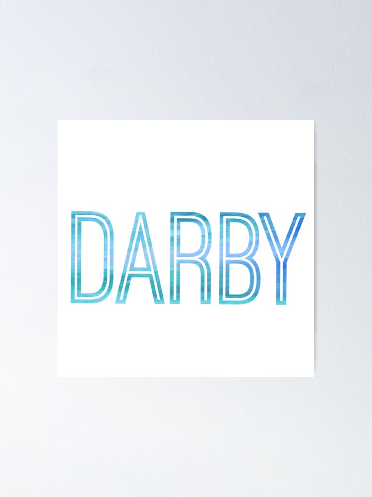 "Darby" Poster for Sale by msawyer | Redbubble