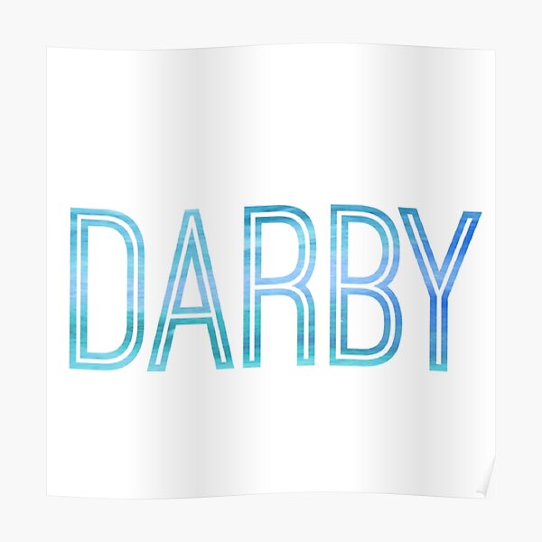 "Darby" Poster for Sale by msawyer | Redbubble