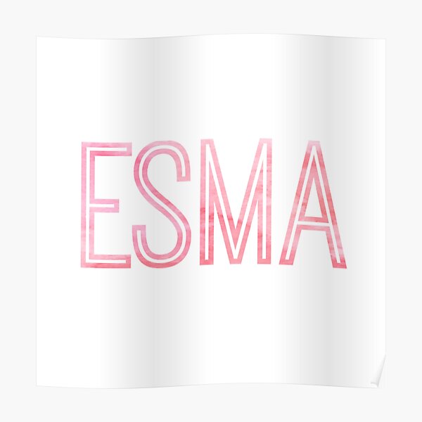 "Esma" Poster for Sale by msawyer | Redbubble