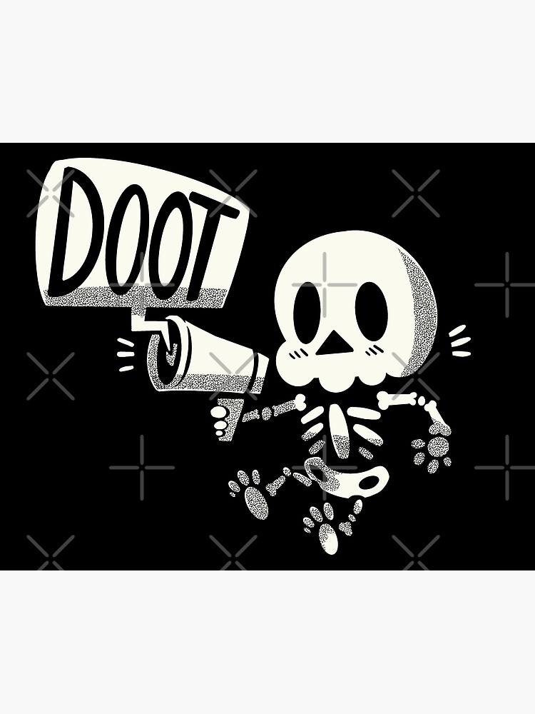 "DOOT Skeleton" Poster for Sale by TechraNova | Redbubble
