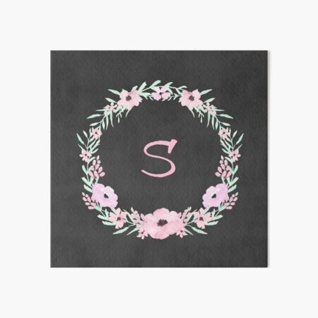 "Susan Monogram" Art Board Print for Sale by link2sue | Redbubble