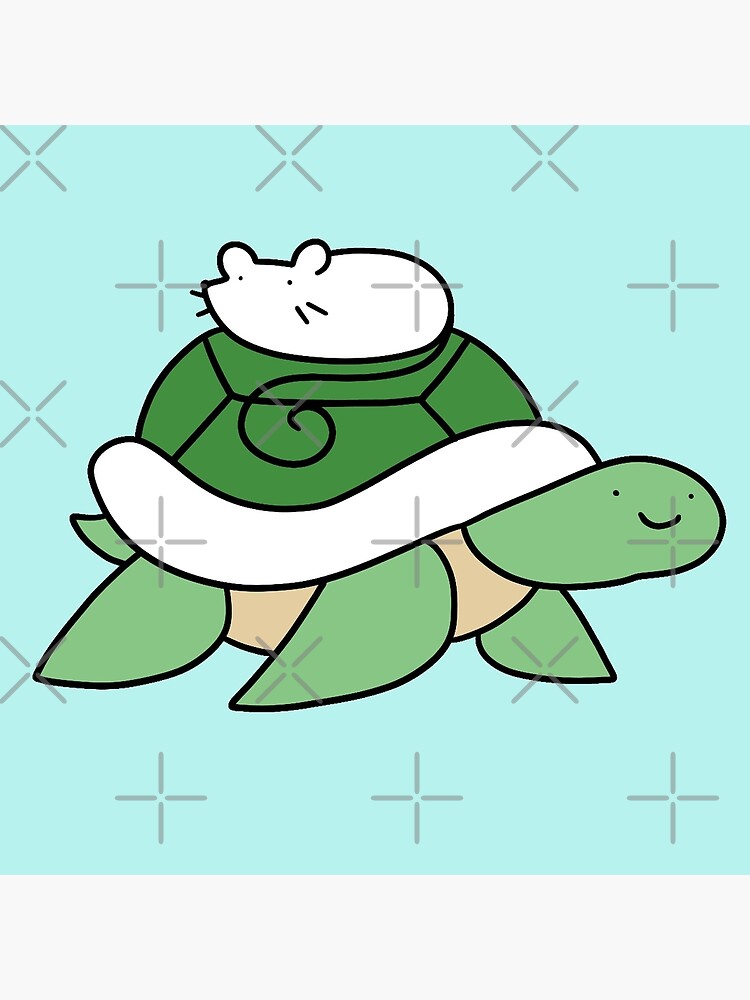 "Mouse and Turtle" Poster for Sale by SaradaBoru | Redbubble