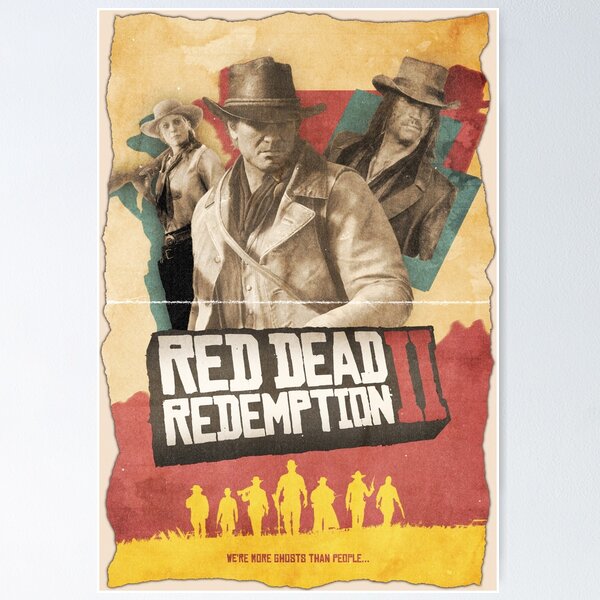 "RDR 2 "Old West Movie" Style Poster" Poster for Sale by JoeWehnert ...