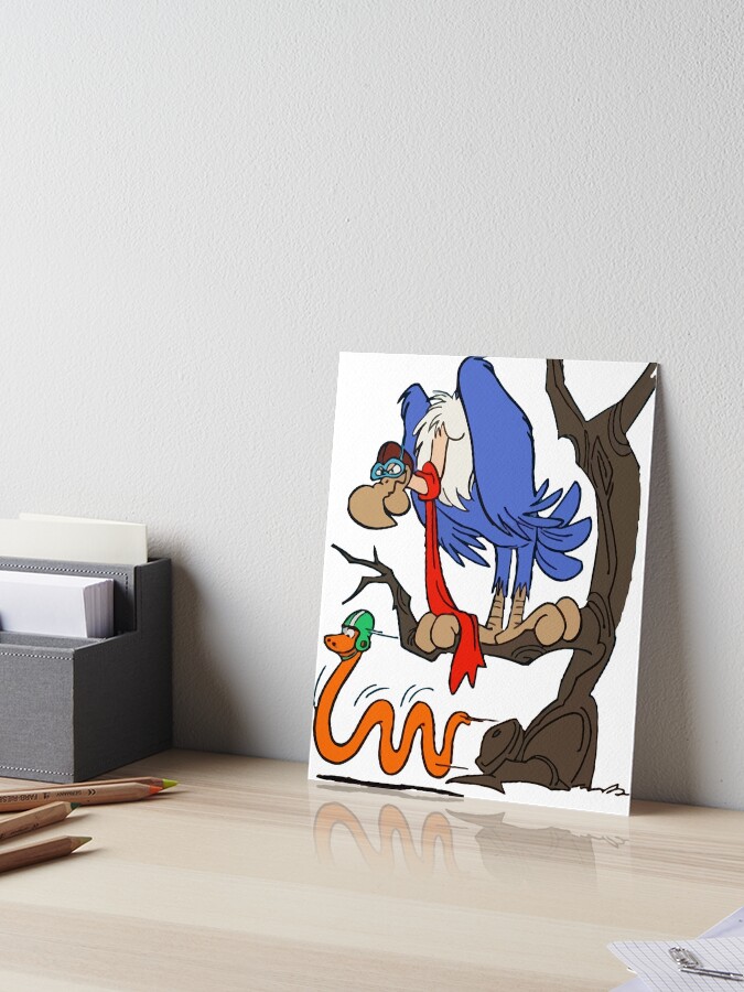 "Blast-Off Buzzard" Art Board Print for Sale by Gbofrc01 | Redbubble