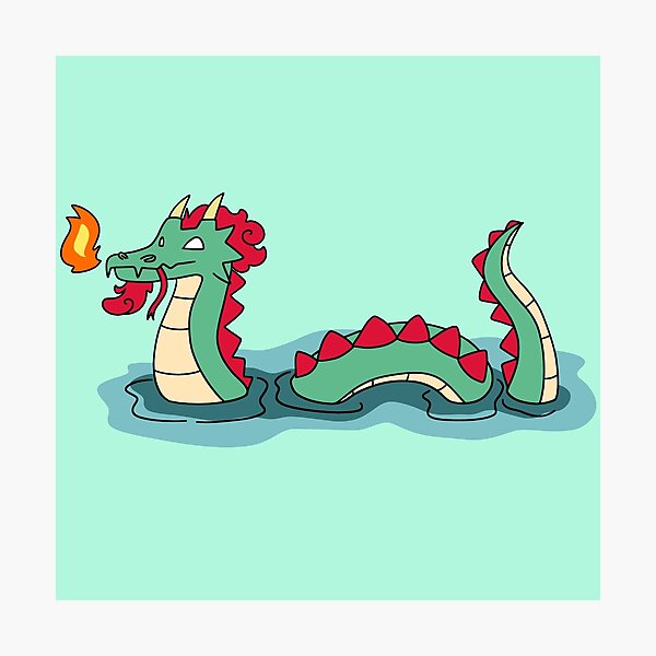 "Fire Breathing Water Dragon" Photographic Print by SaradaBoru | Redbubble