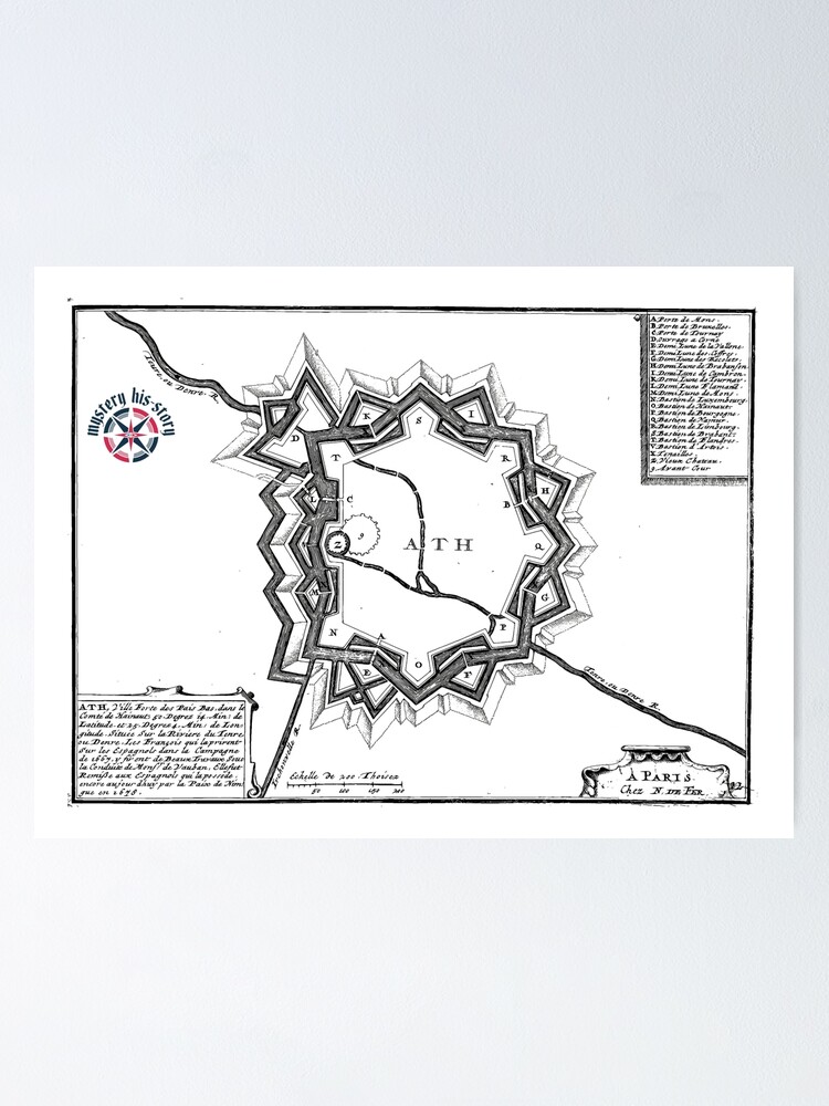 "Star Fort Paris" Poster for Sale by MysteryHisStory | Redbubble