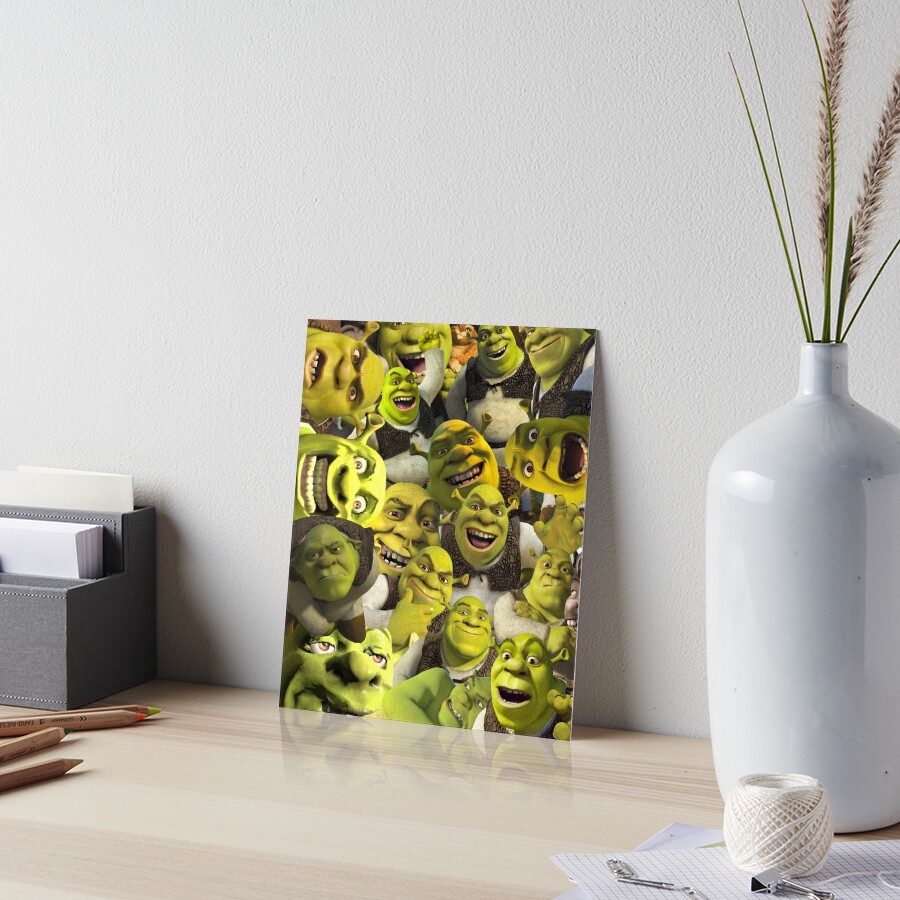 "Shrek Collage " Art Board Print for Sale by llier4 | Redbubble