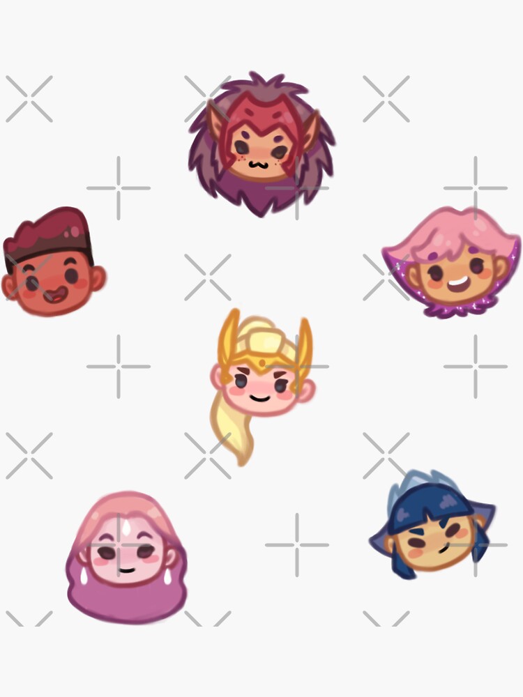"She-ra A" Sticker for Sale by Maremim- | Redbubble