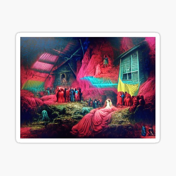 "Rebuilding of the Village" Sticker by DMTTAPESFL | Redbubble