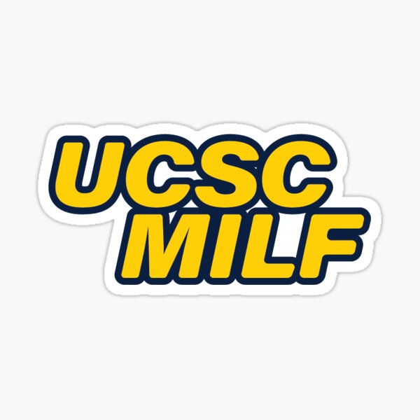 "UCSC MILF" Sticker for Sale by Matt Eckstrom | Redbubble