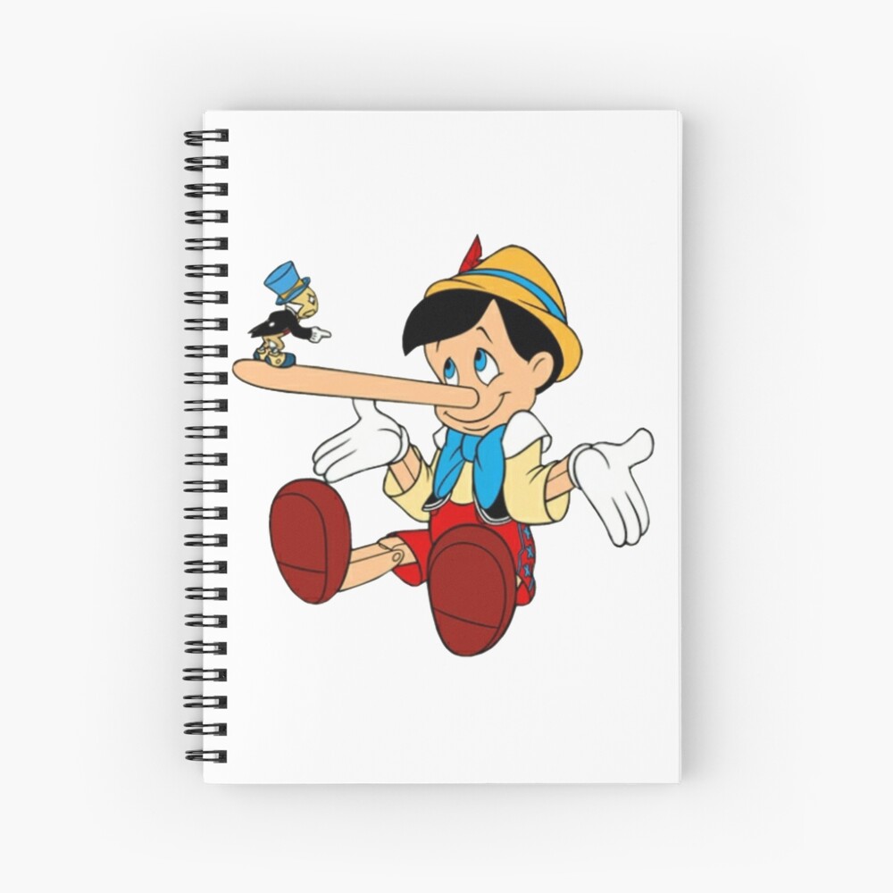 "Jiminy Cricket angry with pinocchio" Spiral Notebook by lifesgood ...