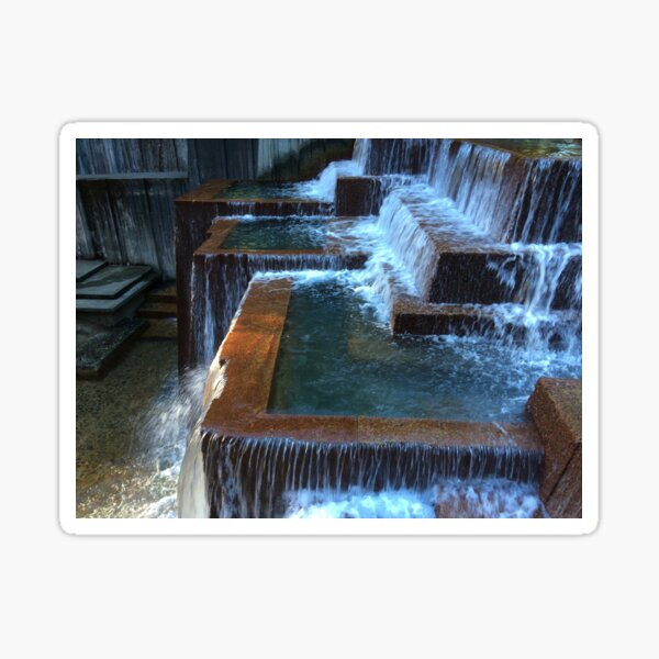 "Keller Fountain" Sticker by mickiselvitella | Redbubble