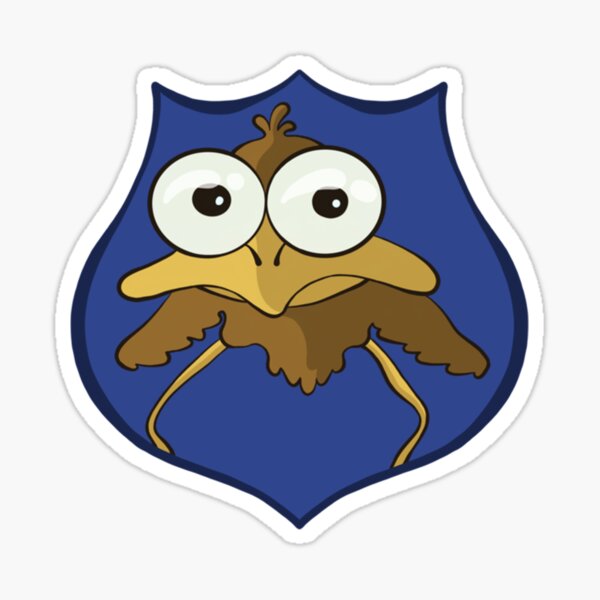 "Anime Raven House Crest" Sticker for Sale by andmadeRicharch | Redbubble