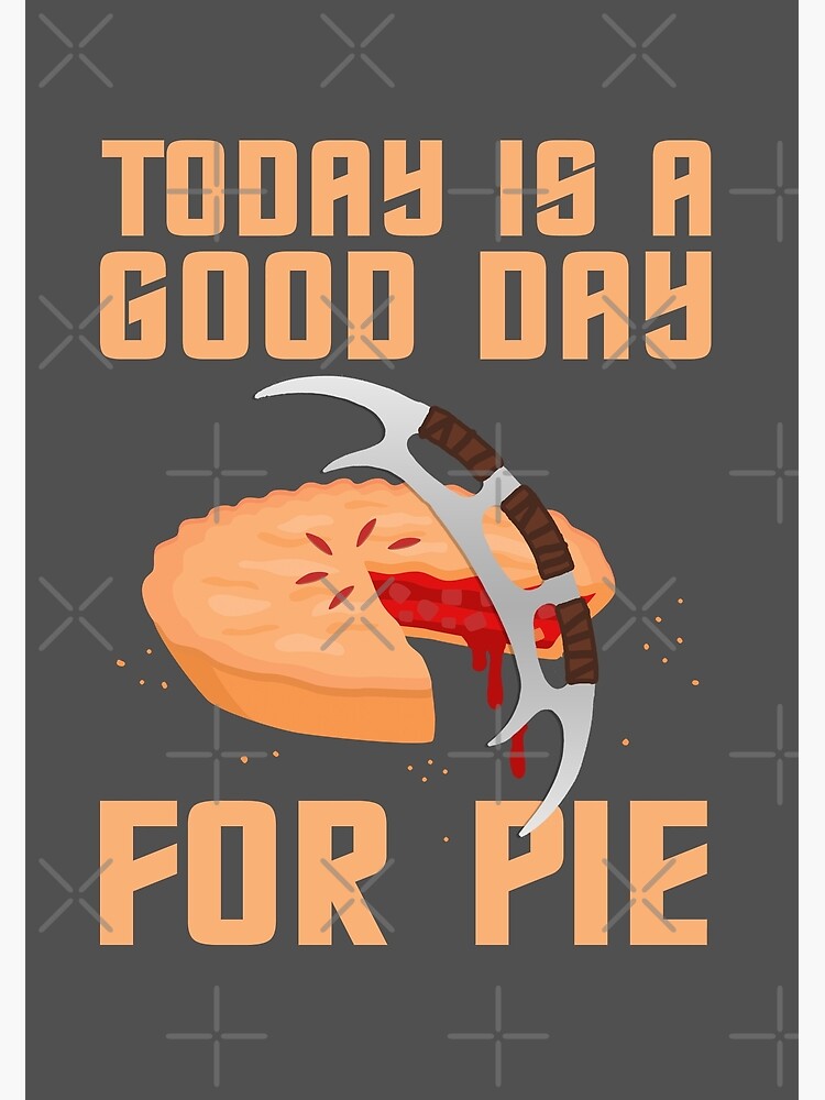 "Klingon Pie" Greeting Card for Sale by ninthstreet | Redbubble