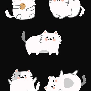 "Cute Cat Pack " Sticker for Sale by andmadeRicharch | Redbubble