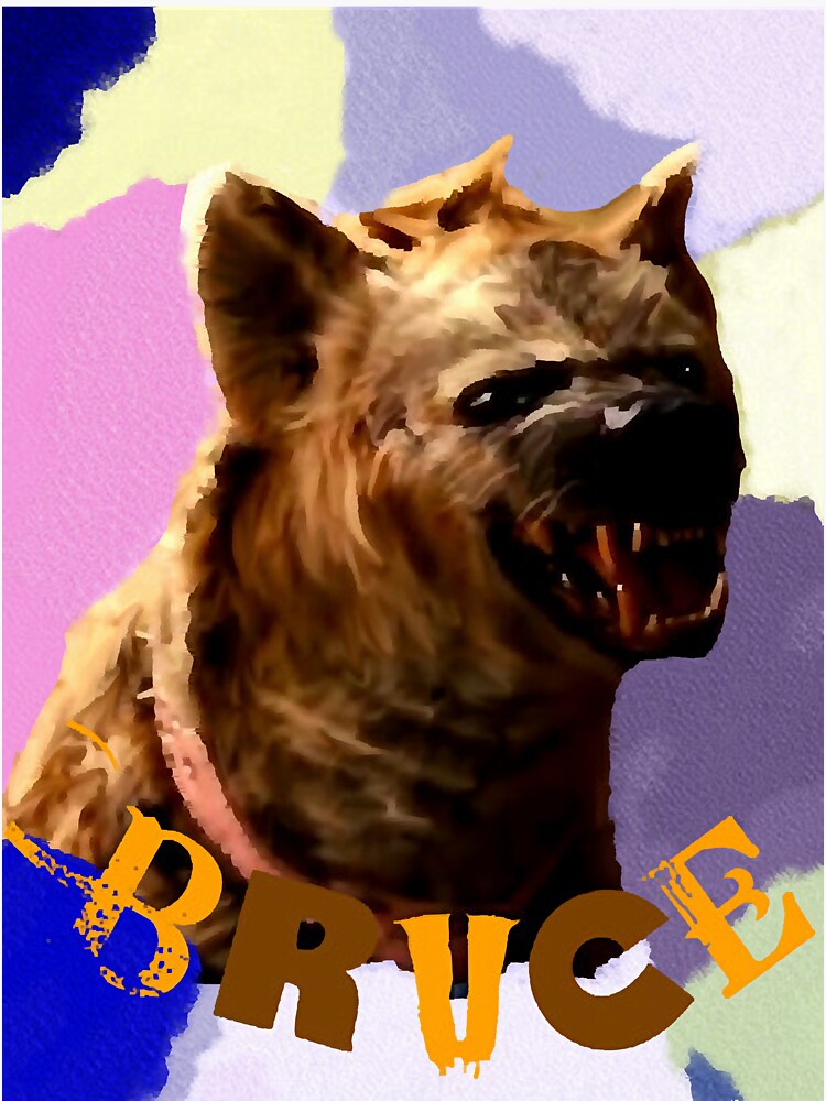 "Bruce the Hyena BOP " Sticker for Sale by ngohuonglam9 | Redbubble