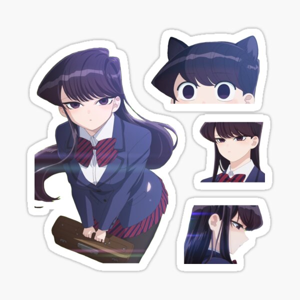 "[ SALE ] Komi Can't Communicate Pack 02" Sticker for Sale by hheIyeh ...