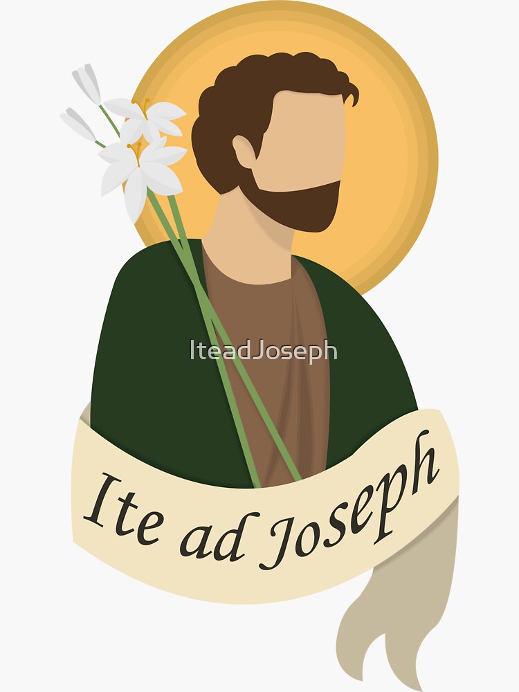 "Ite ad Joseph" Sticker for Sale by IteadJoseph | Redbubble