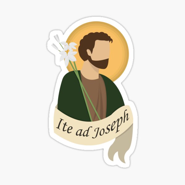 "Ite ad Joseph" Sticker for Sale by IteadJoseph | Redbubble