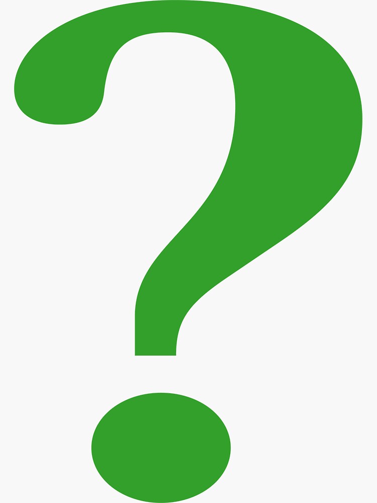 "The Riddle Question Mark Symbol Retro" Sticker for Sale by Art Box ...