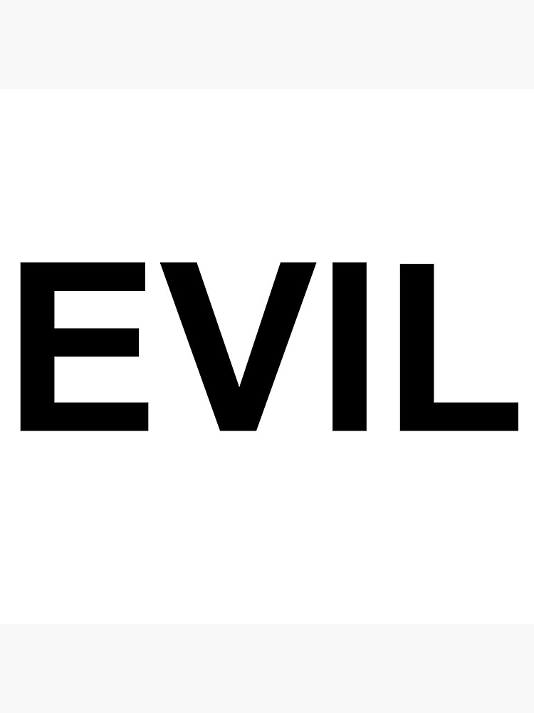 "evil vibes (for when you’re evil)" Sticker for Sale by himboartist ...