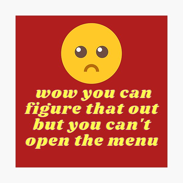 "Livy.C shop artwork insult emoji sad face" Photographic Print by ...