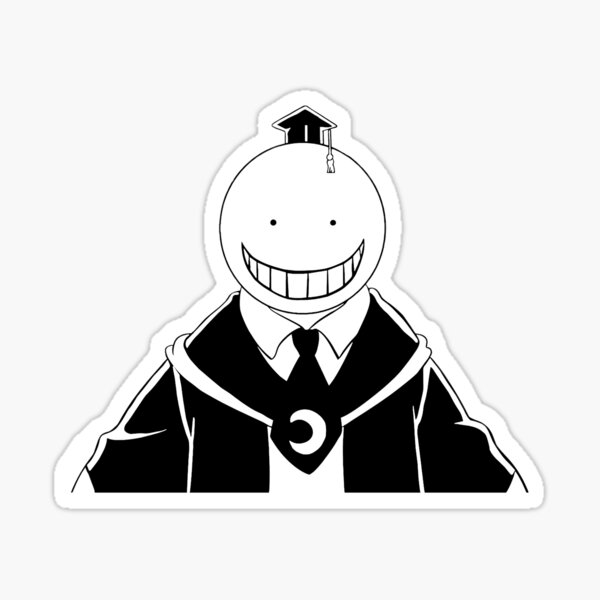 "Assassination Classrom Koro Sensei face" Sticker for Sale by Amitrix ...